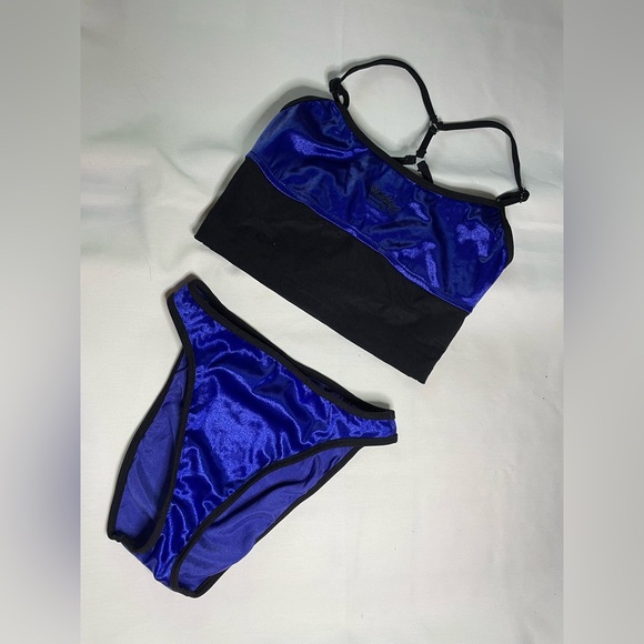 Mossimo Supply Co. | Swim | Vintage Mossimo Shiny Blue And Black ...